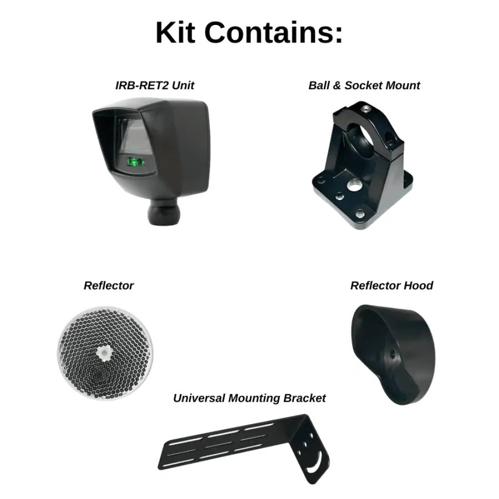 Photocells & IR-Beams : EMX IRB-RET HD Safety Beam Kit ...
