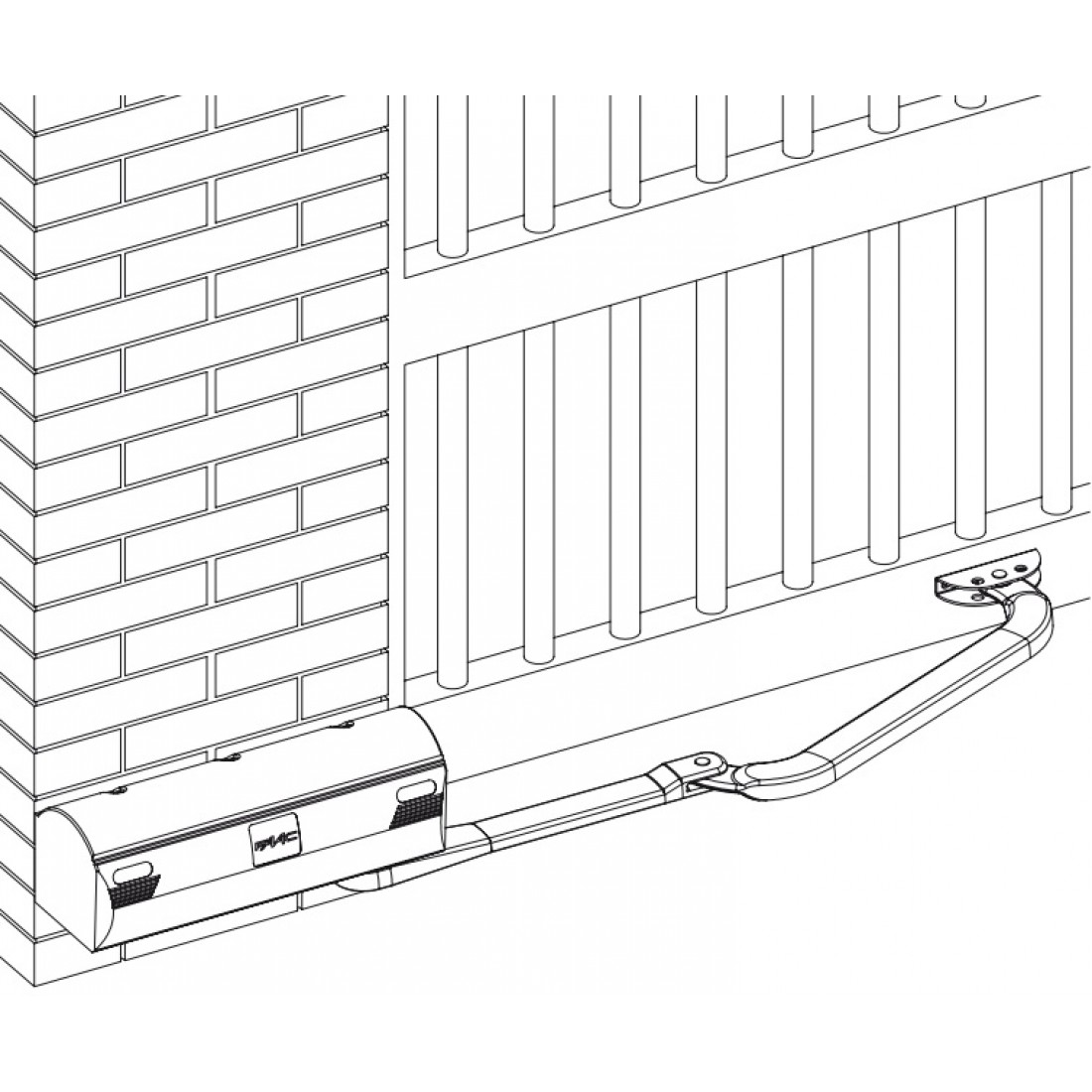 FAAC 390 Single Swing Gate Opener - Gate Openers Direct