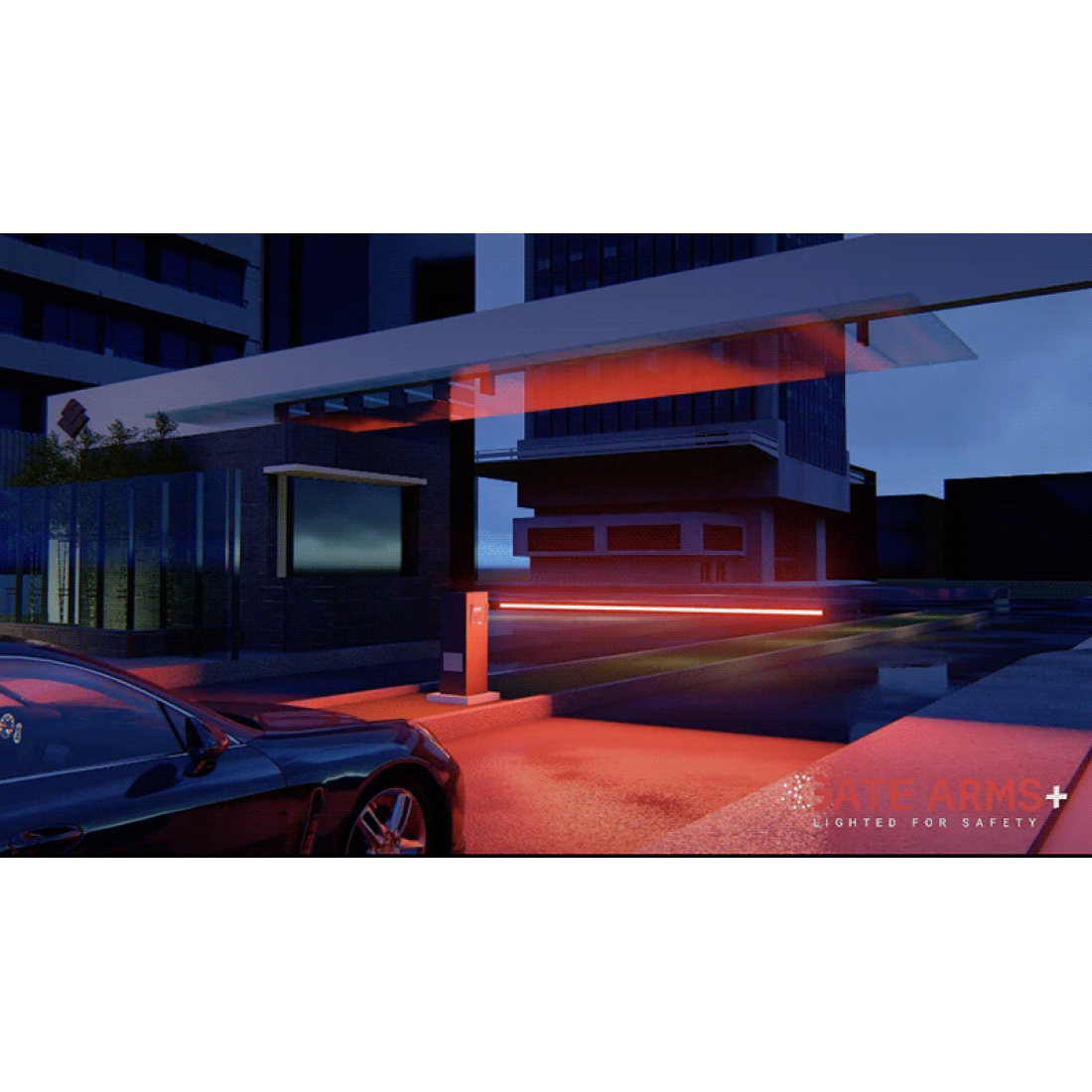 Gate Arms+ Lighted Barrier Gate Arms | Barrier Gates