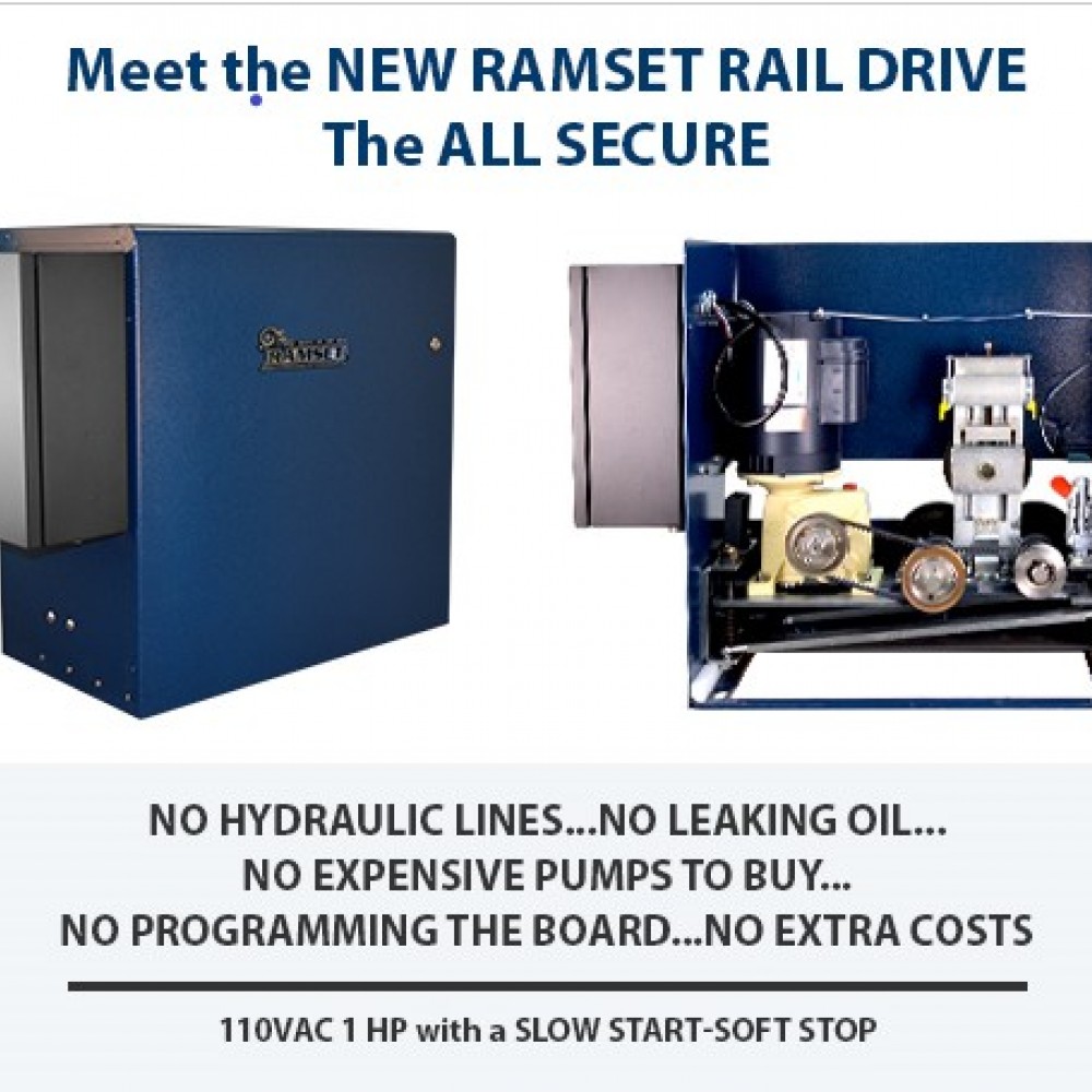 RamSet Rail Drive | Slide Gate Opener