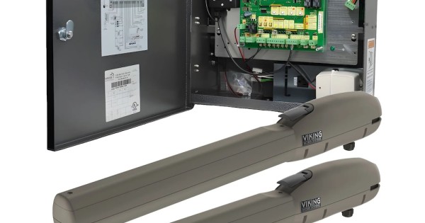 Viking Swing Gate Openers : Viking E-4 Dual Swing Gate Operator ...